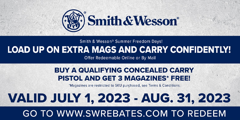 Smith & Wesson Promotion: Summer Freedom Promo | Sportsman's Outdoor ...