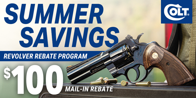 Colt Rebate: Hit Your Target Revolver Rebate | Sportsman's Outdoor ...
