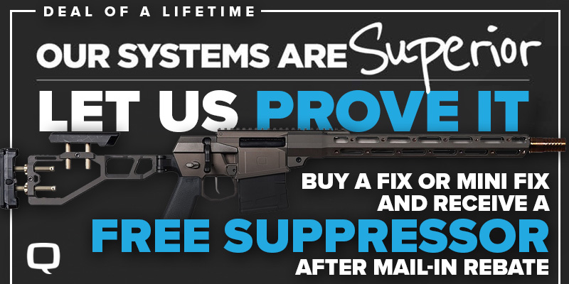 QPromotion: Fix and Mini Fix Suppressor Promo | Vance Outdoors