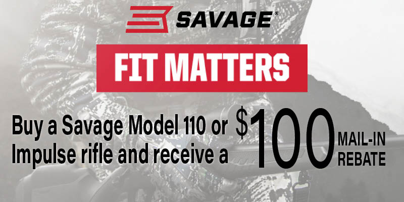 Savage Rebate: Fit Matters | Sportsman's Outdoor Superstore
