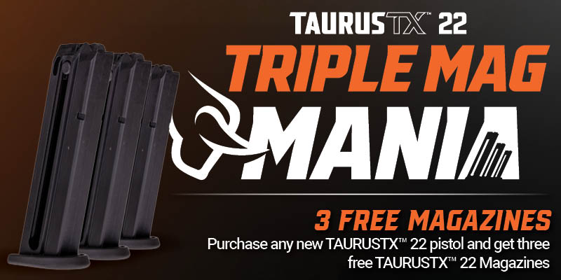 Taurus Promotion: TX22 Triple Mag Mania | Sportsman's Outdoor Superstore