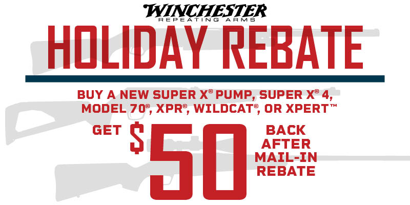 Winchester Rebate: Holiday Rebate | Sportsman's Outdoor Superstore