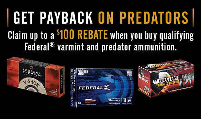 Federal Promotion: Get Payback on Predators | Sportsman's Outdoor ...