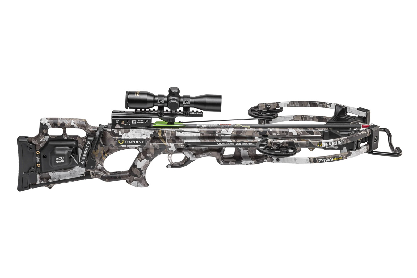 Ten Point Titan De-Cock Crossbow with 3X Pro-View Scope | Sportsman's ...