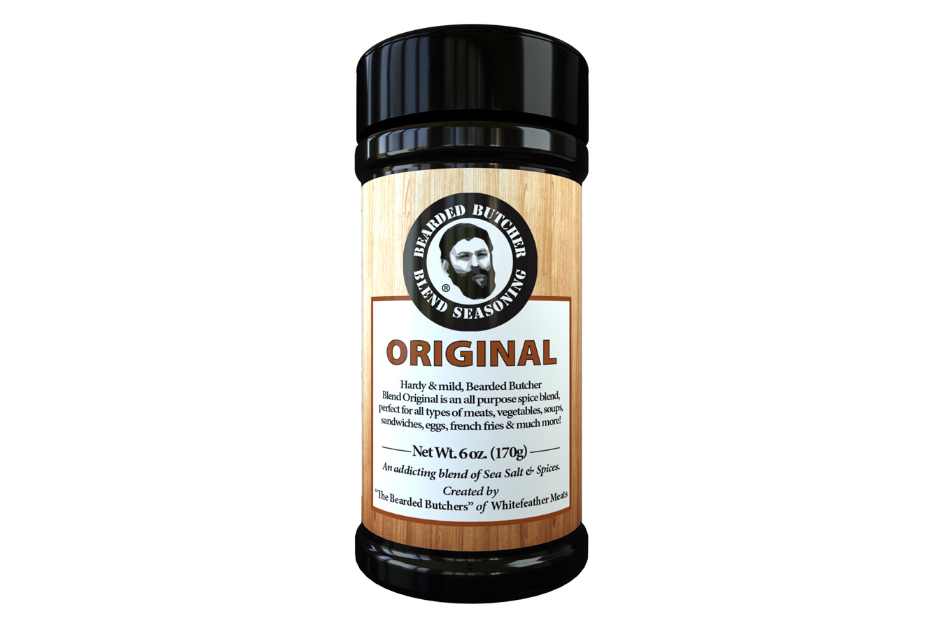 Bearded Butcher Original Blend Seasoning 6oz Shaker | Vance Outdoors