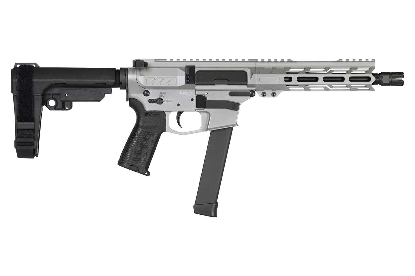 CMMG Banshee MKGS 9mm AR-15 Pistol with 8 Inch Barrel and Titanium ...