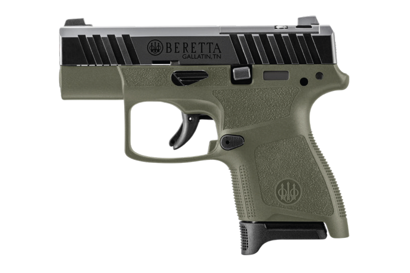 Beretta APX A1 Carry 9mm Optic Ready Pistol With OD Green Frame Beretta APX A1 Carry 9mm Optic Ready Pistol With OD Green Frame