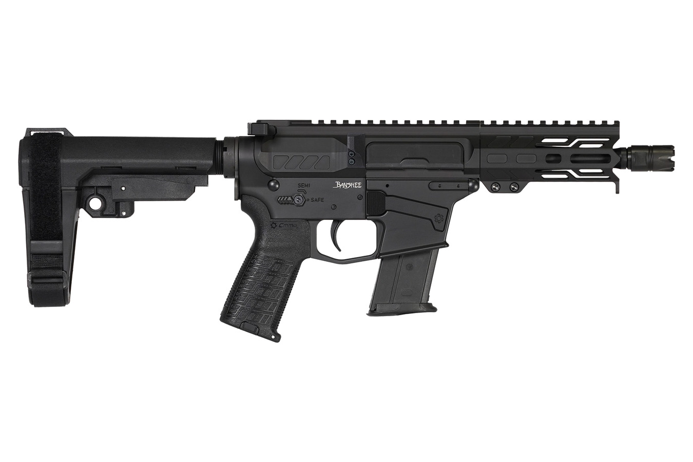CMMG Banshee Mk57 5.7x28mm AR-15 Pistol with 5 Inch Barrel and Armor ...