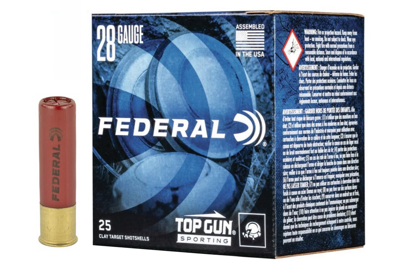 Federal 28 Gauge 2 3/4 in 8 Shot Top Gun 25/Box | Sportsman's Outdoor ...
