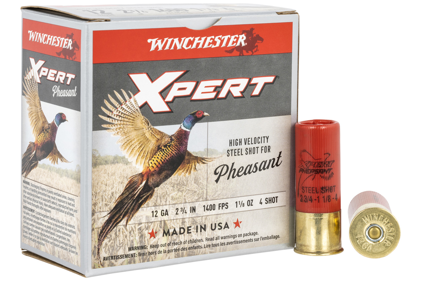 Winchester 12 Gauge 2 3 4 In 1 1 8oz 4 Shot Xpert High Velocity Winchester 12 Gauge 2 3 4 In 1 1 8oz 4 Shot Xpert High Velocity