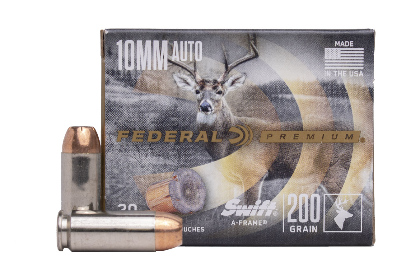 Federal 10mm 200gr Swift A-Frame 20/Box | Vance Outdoors