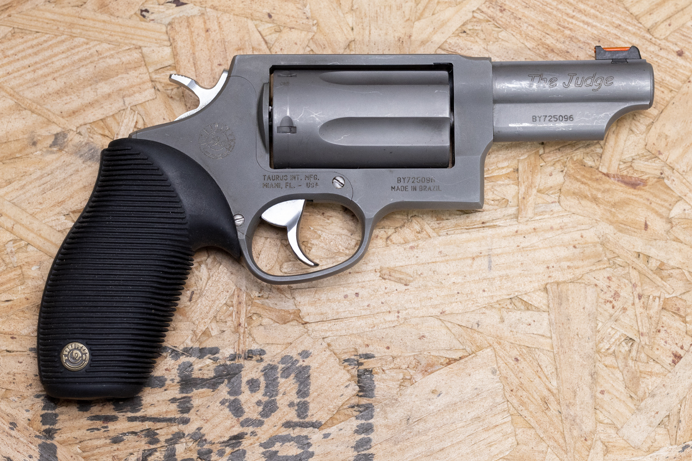 Taurus Judge 45/410 Police Trade-In Revolver with Fiber Optic Front ...