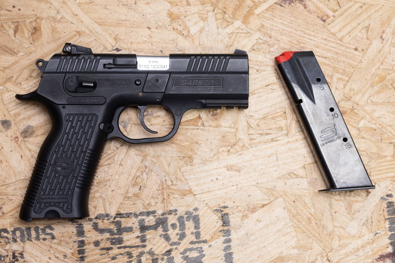 Sar Arms SAR K2P 9mm Police Trade-in Pistol with Adjustable Rear Sight | Sportsman's Outdoor ...