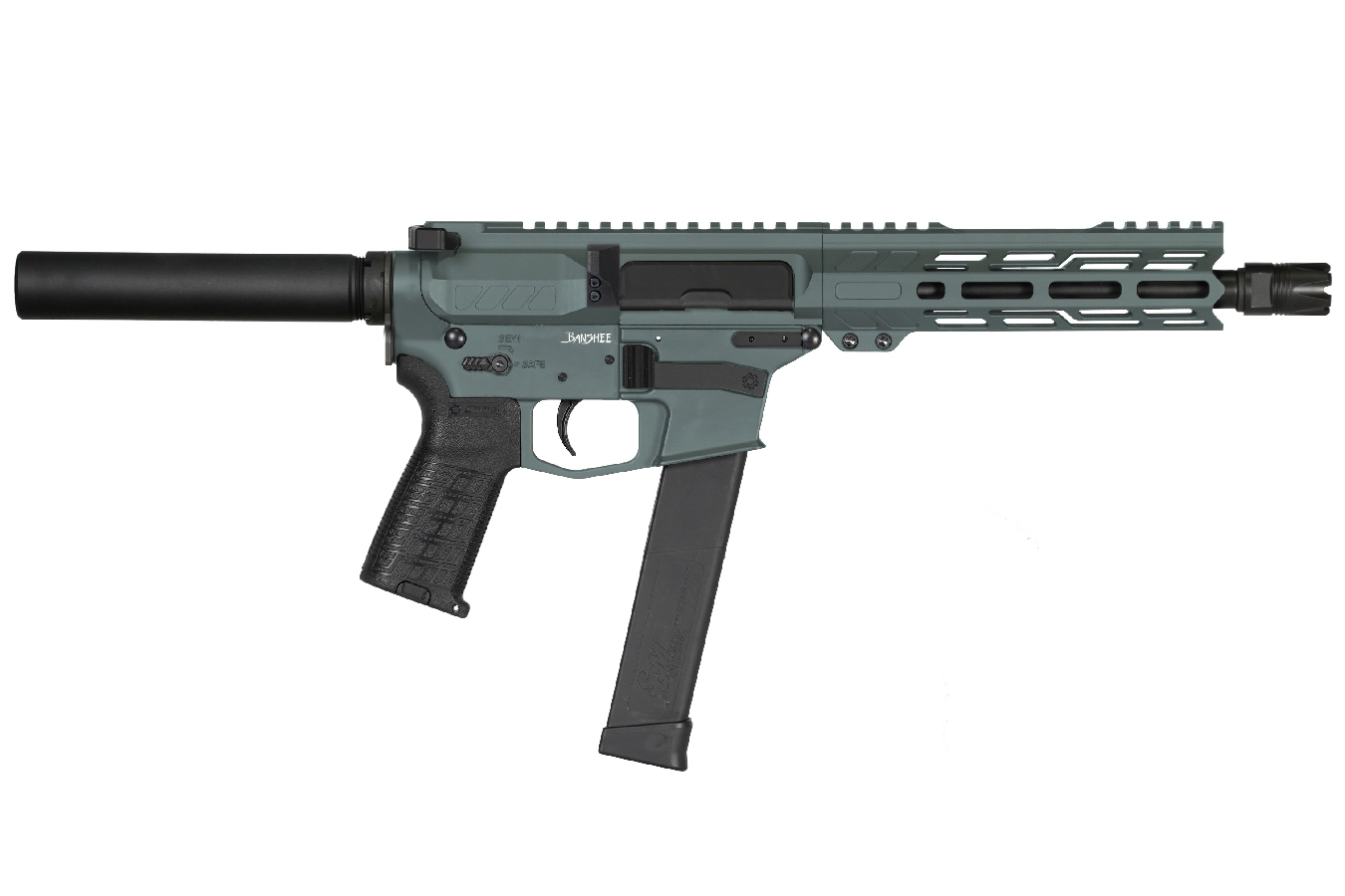 CMMG Banshee Mk10 10mm AR-15 Pistol with 8 Inch Barrel and Charcoal ...