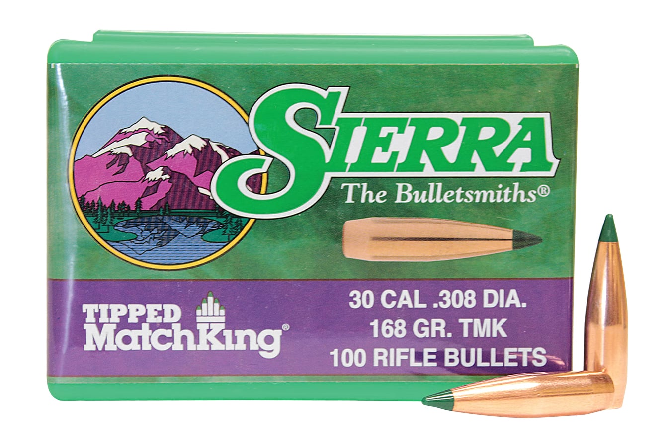 Sierra Bullets 30 Cal 168 Grain Tipped Match King 100/Box | Sportsman's ...