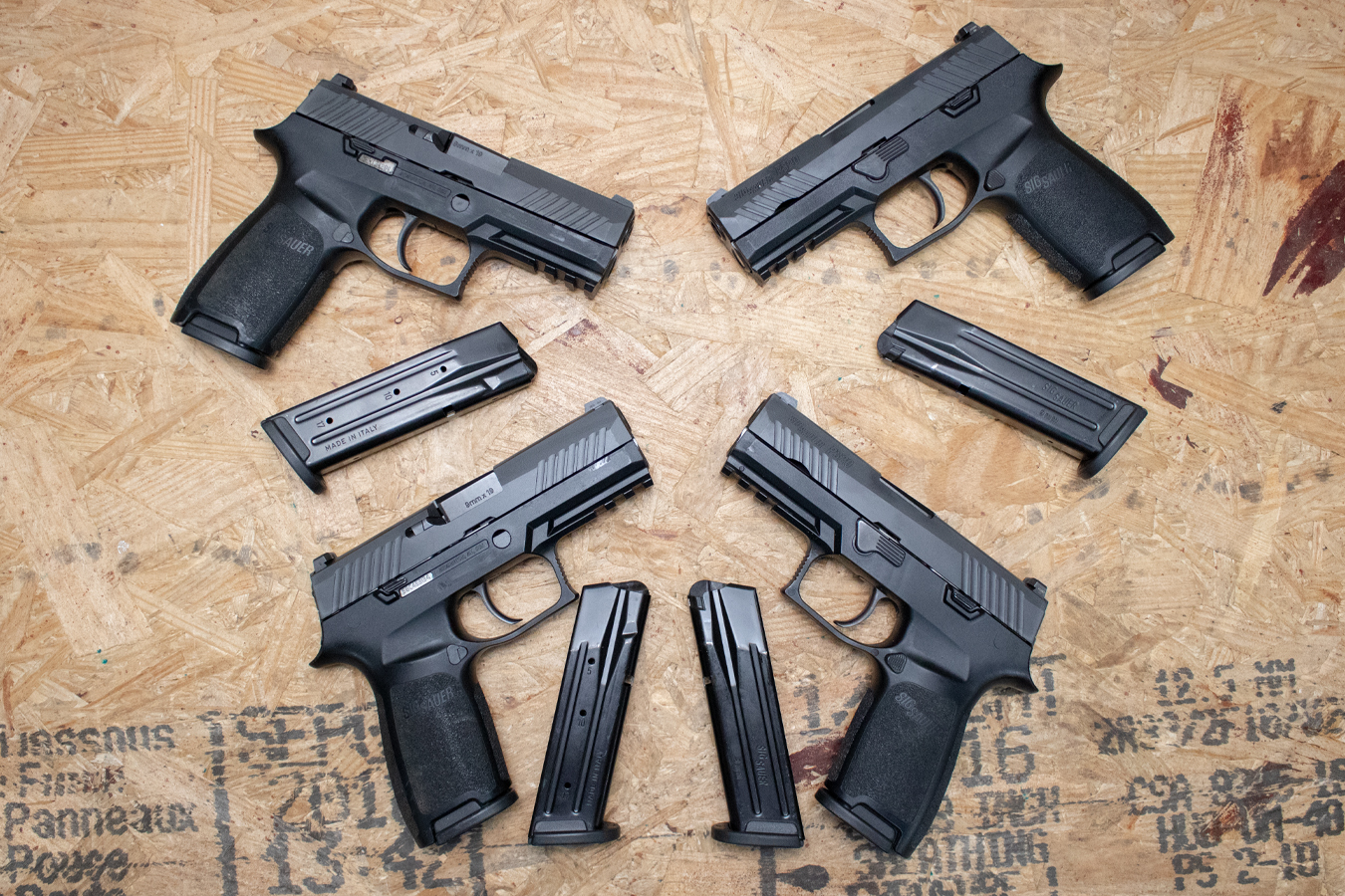 Sig Sauer P320 Carry 9mm Police Trade-In Pistols with Two Magazines ...
