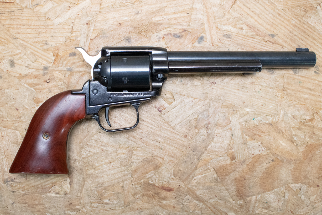 Heritage Rough Rider 22LR Single-Action Police Trade-In Revolver with ...