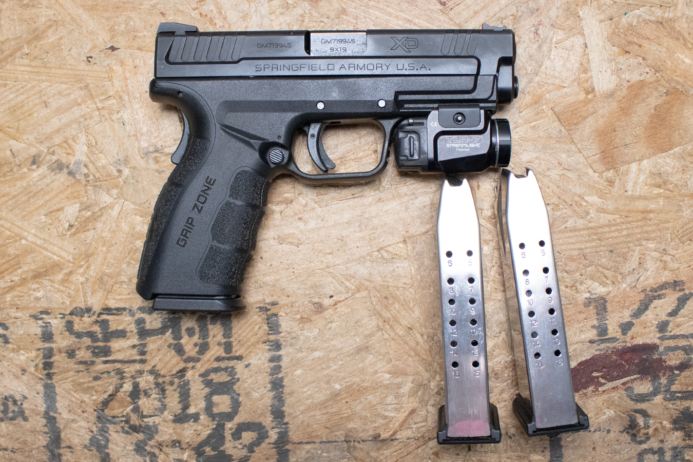 Springfield XD-9 Mod2 4.0 9mm Police Trade-In Pistol with Streamlight TLR-7 | Sportsman's ...