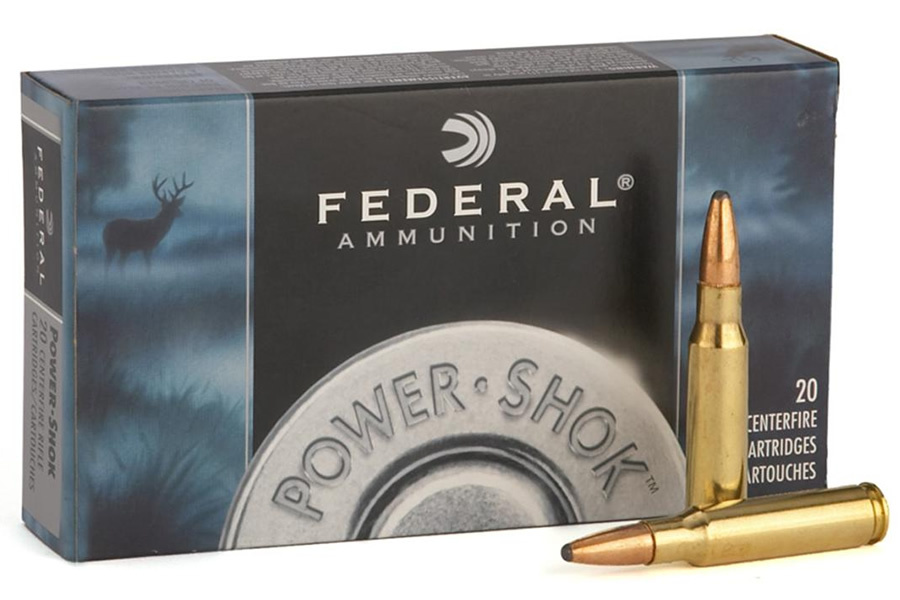 Federal 22-250 Rem 55 gr Soft Point Power-Shok 20/Box | Sportsman's ...