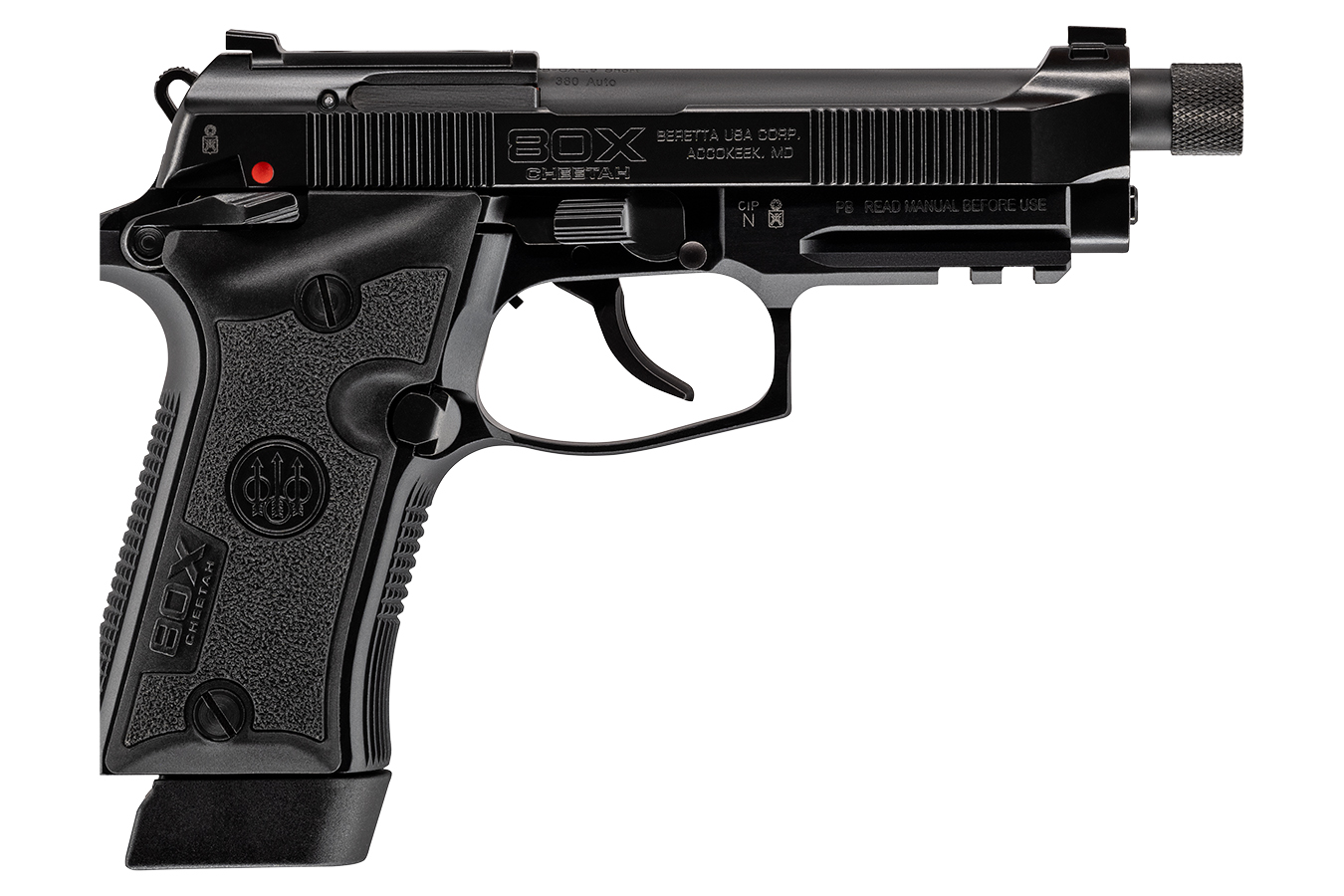 Shop Beretta 80X Cheetah Tactical Urban 380 Auto Pistol w/ Threaded ...