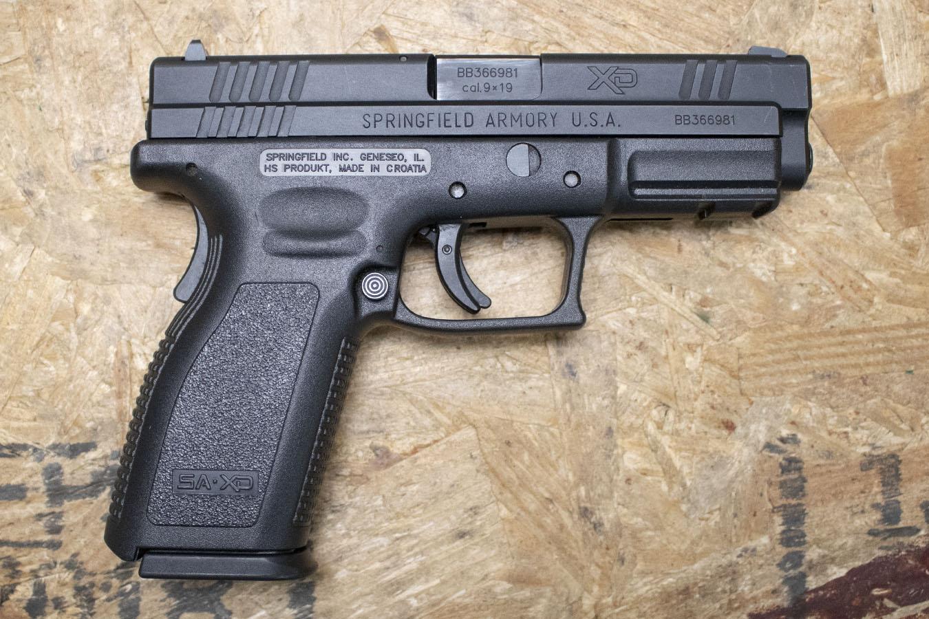 Springfield XD-9 9mm Police Trade-In Pistol| Sportsman's Outdoor Superstore