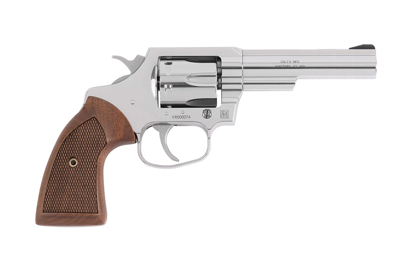 Colt Viper 357 Magnum Revolver with Stainless Steel Finish and Walnut ...