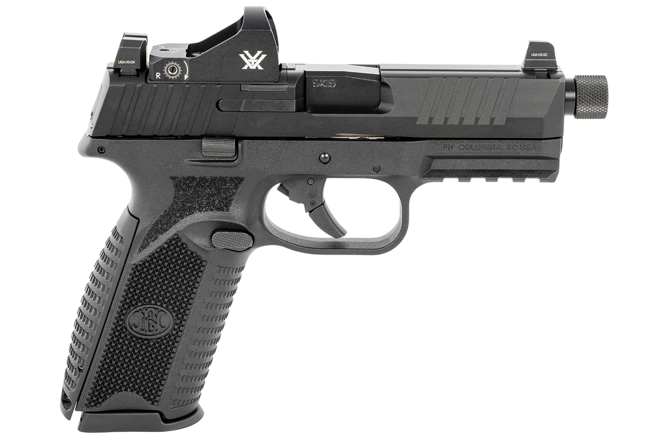 FN 509 Tactical 9mm Black Pistol With Vortex Viper Red Dot Sight FN 509 Tactical 9mm Black Pistol With Vortex Viper Red Dot Sight
