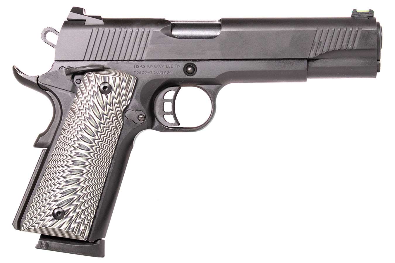 Tisas 1911 Duty B45 45 ACP Full-Size Pistol with Black Cerakote Finish ...