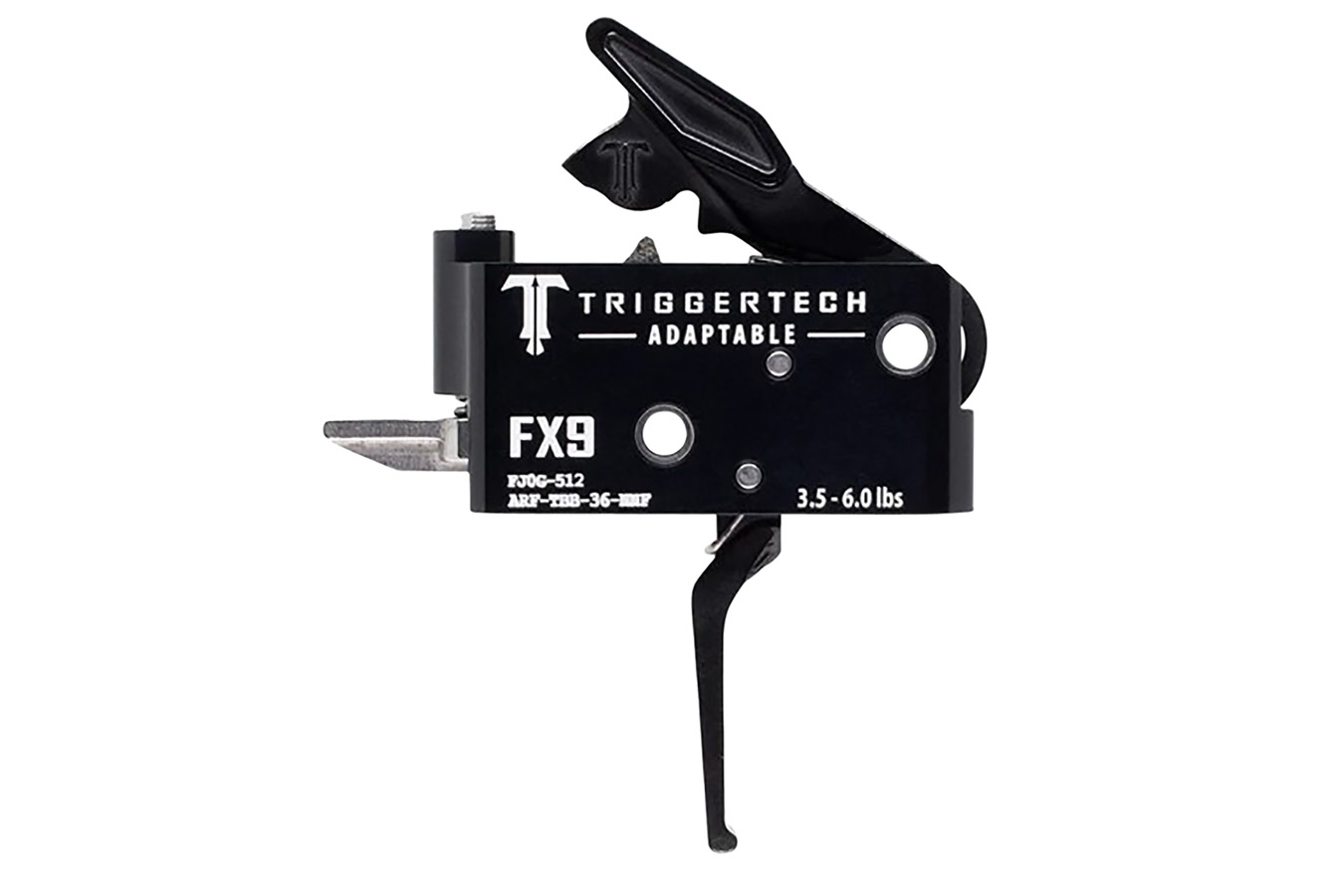 Triggertech Adaptable Two-Stage Flat Trigger with 3.50-6 lbs Draw ...