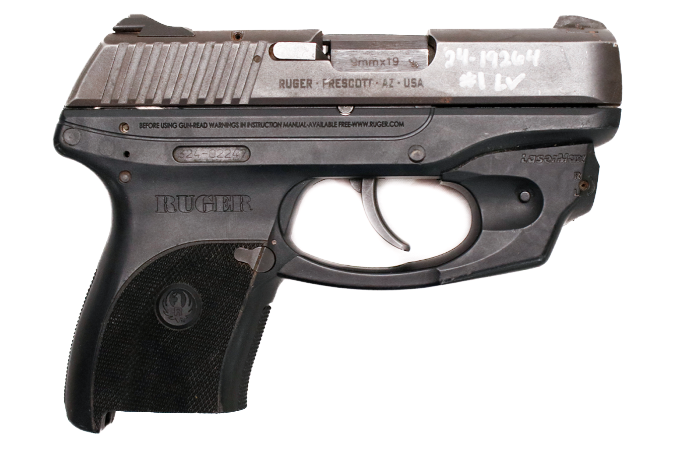 Ruger LC9 9mm Police Trade-In Pistol with Laser (Magazine Not Included ...