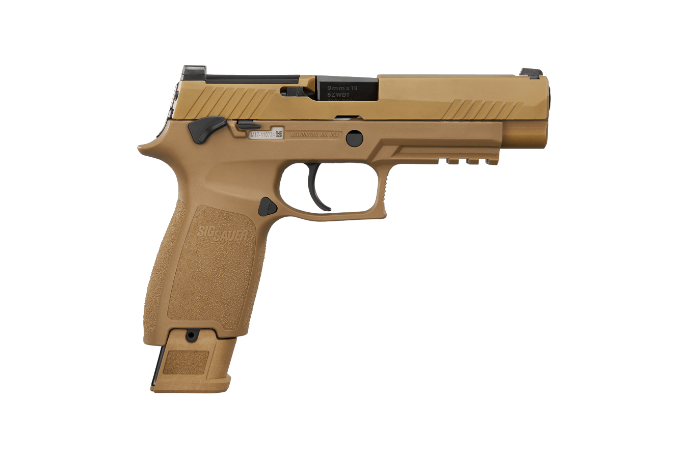 Sig Sauer M17 9mm Full-Size Optic Ready Pistol with Coyote PVD Finish | Sportsman's Outdoor ...