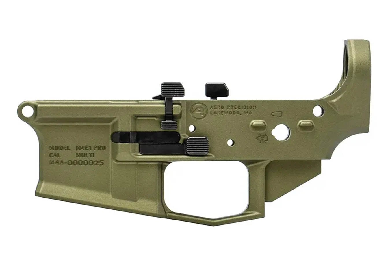 Aero Precision Inc M4E1 PRO Lower Receiver with OD Green Anodized ...