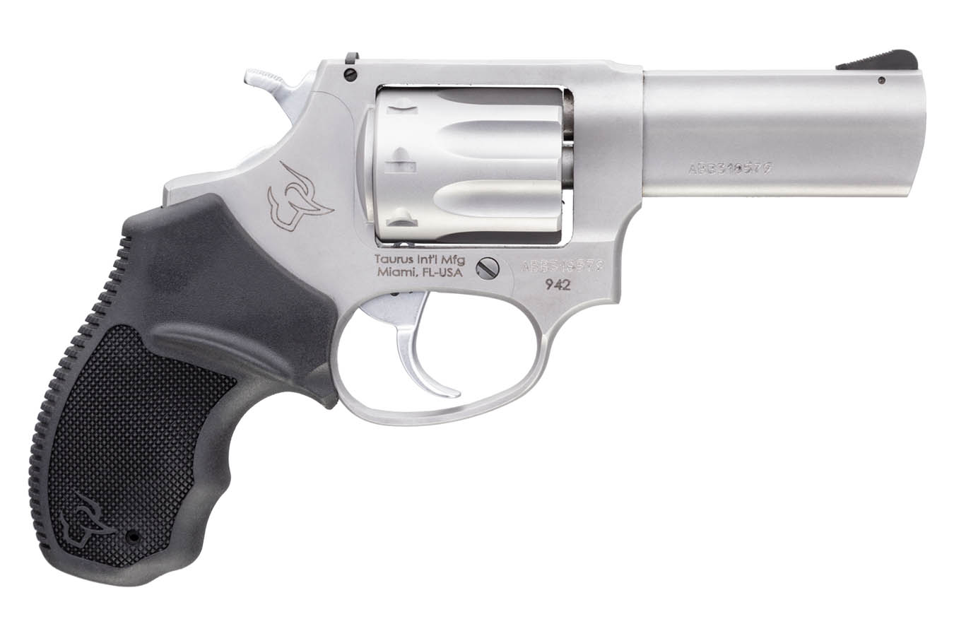 Taurus 942 22 LR 8-Shot Revolver with 3 Inch Barrel and Matte Stainless ...