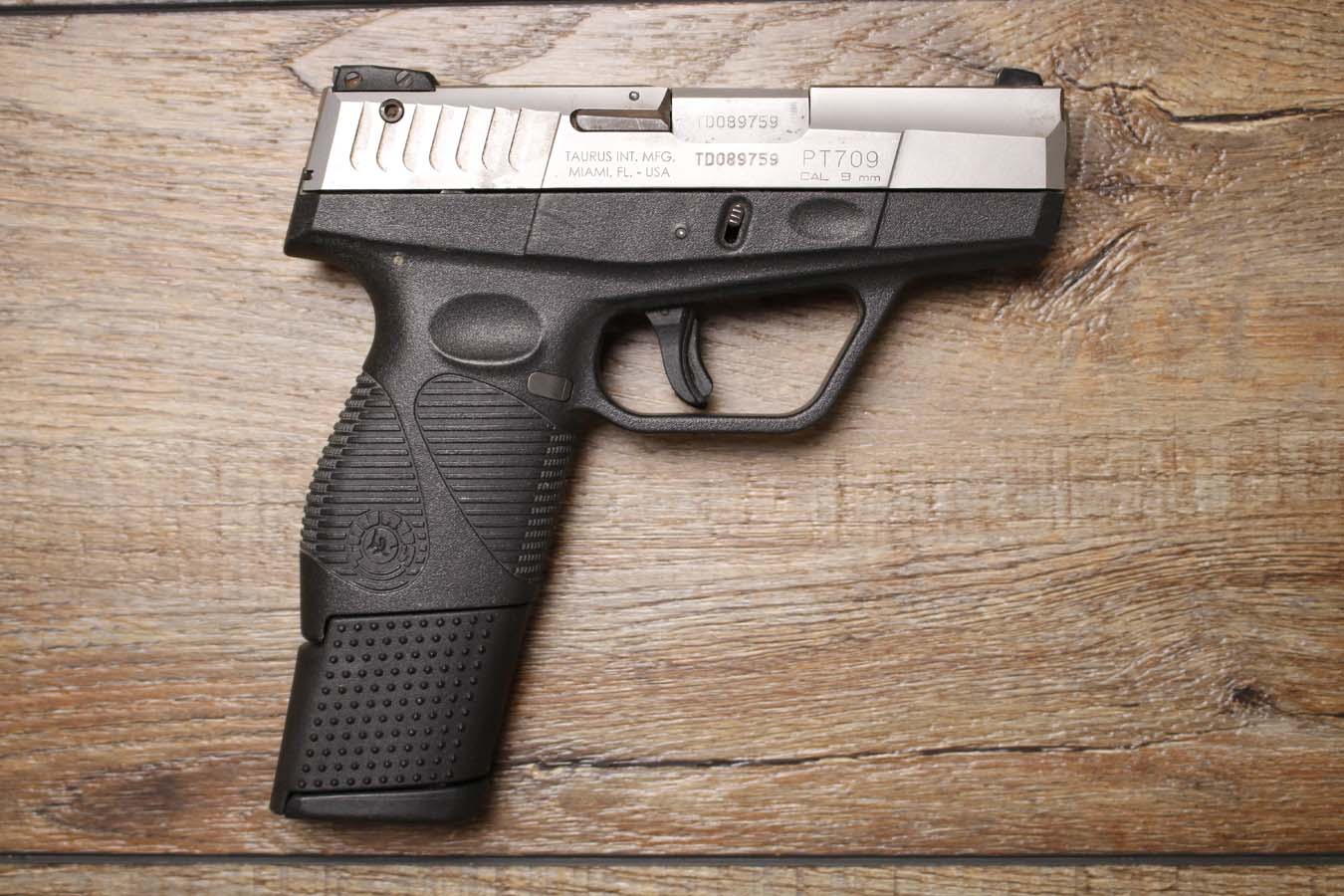 Taurus PT709 Slim 9mm Police Trade-In Pistol | Sportsman's Outdoor ...