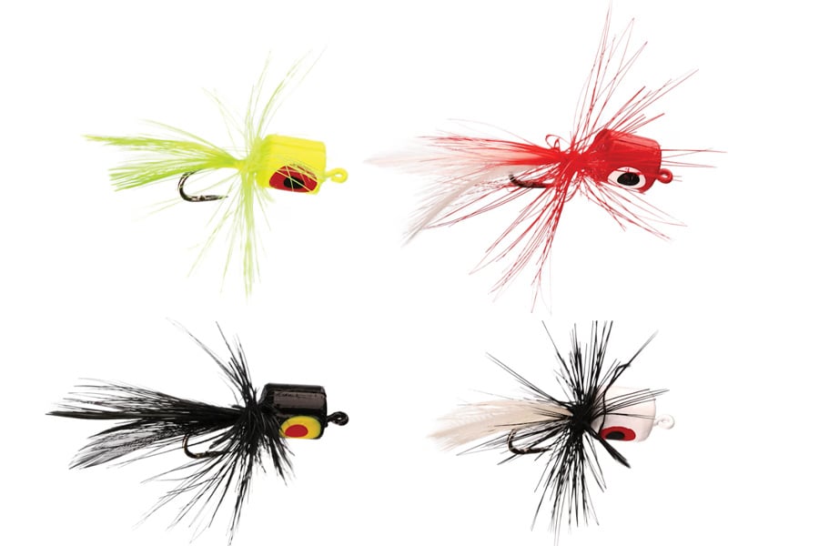 K And E 4 Pack Assorted Colors and Size Legged Popper Kit | Sportsman's ...