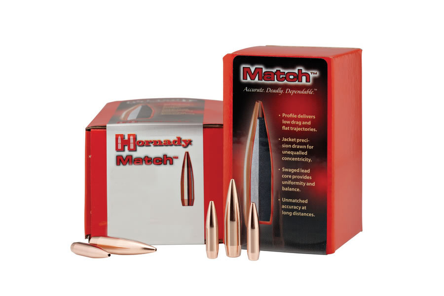 Hornady 30 Cal .308 168 gr BTHP Match 100/Box | Sportsman's Outdoor ...