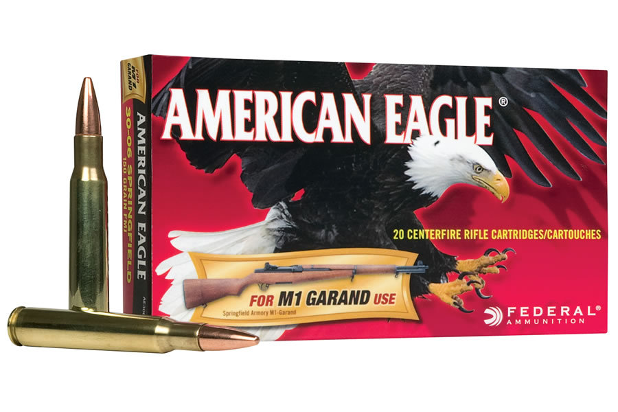 Federal 30-06 Springfield 150 gr FMJ M1 Garand 20/Box | Sportsman's ...