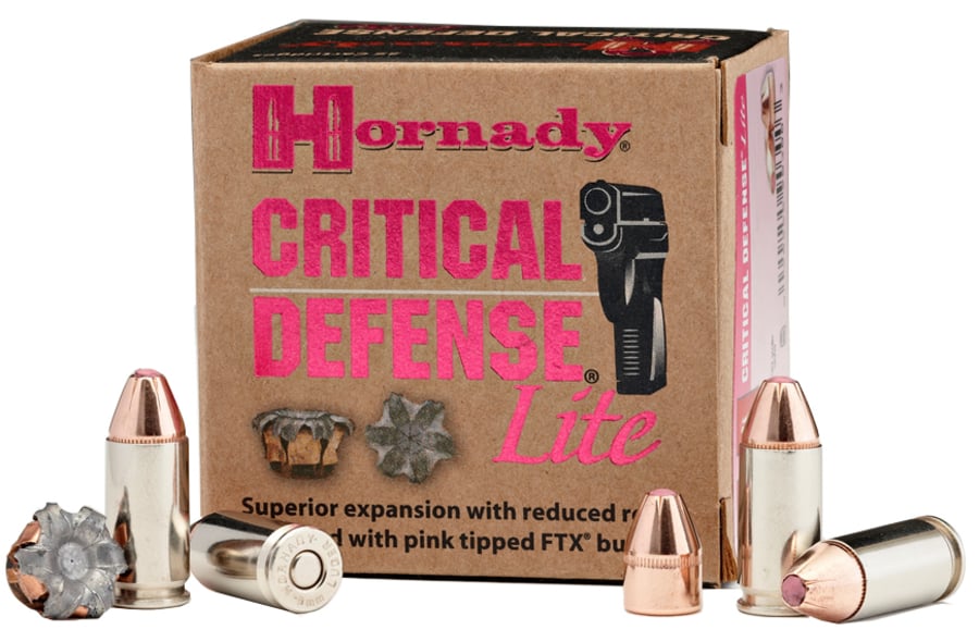 Hornady 9mm Luger 100 gr FTX Critical Defense Lite 25/Box | Sportsman's ...