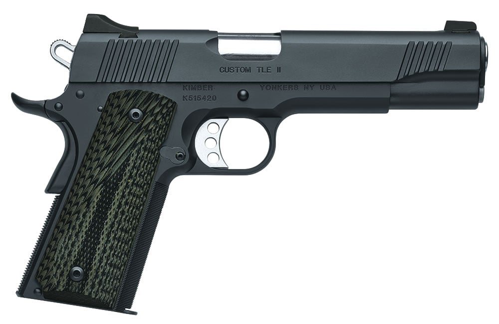Kimber Custom TLE II 10mm Auto with Night Sights and G10 Grips ...