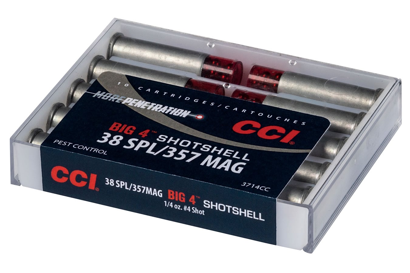 CCI 38 Special/357 Mag 81 gr #4 Shot Big 4 Shotshell 10/Box | Sportsman ...