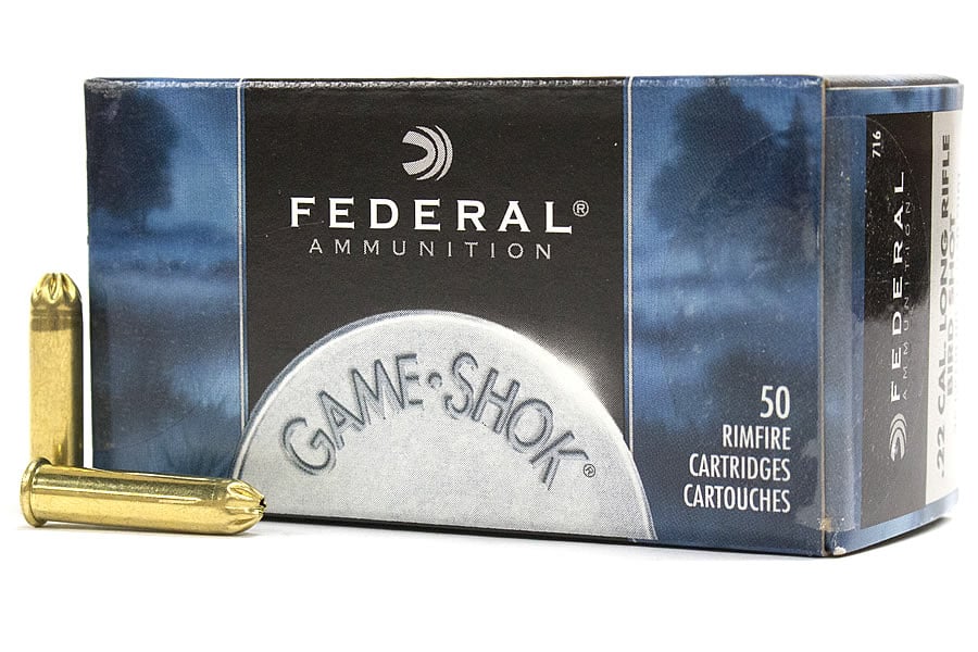Federal 22LR 25 gr #12 Shot Game-Shok 50/Box | Sportsman's Outdoor ...