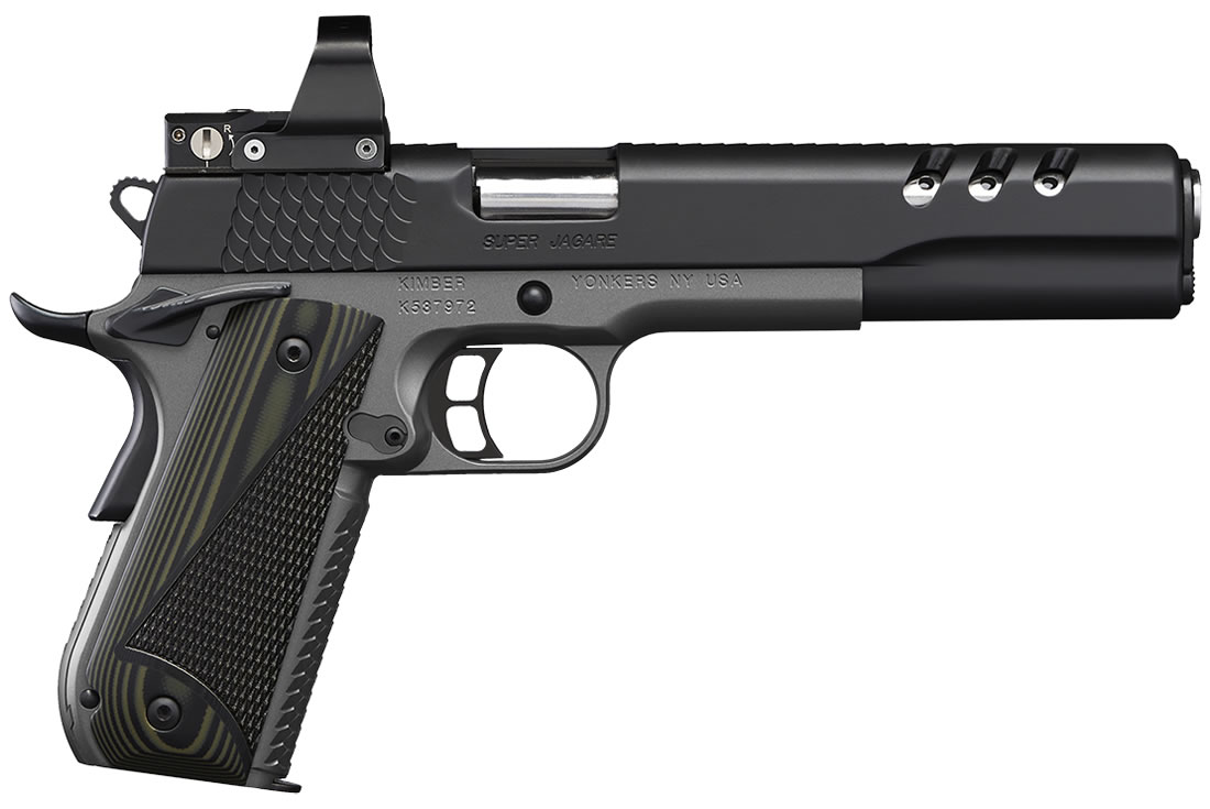 Kimber Super Jagre 10mm Semi Automatic Pistol With Leupold Red Dot