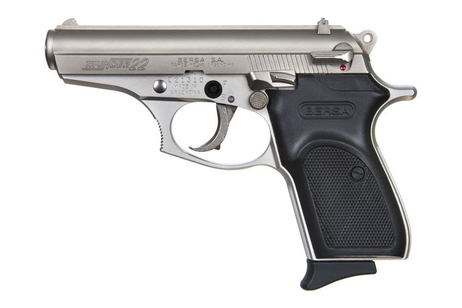 Bersa Thunder 22 22LR Satin Nickel Rimfire Pistol | Vance Outdoors