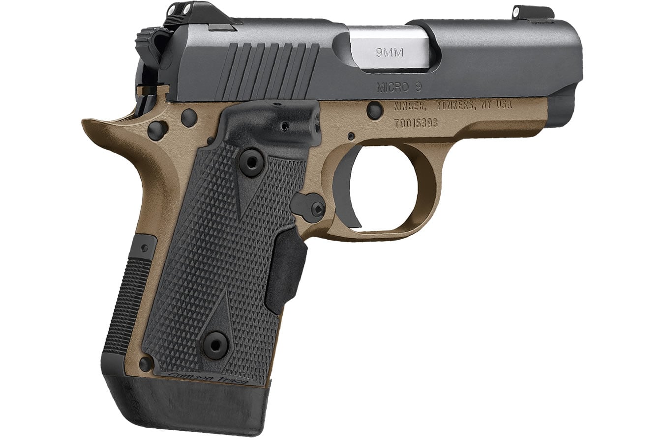 Kimber Micro 9 Desert Night 9mm with Crimson Trace Lasergrips ...