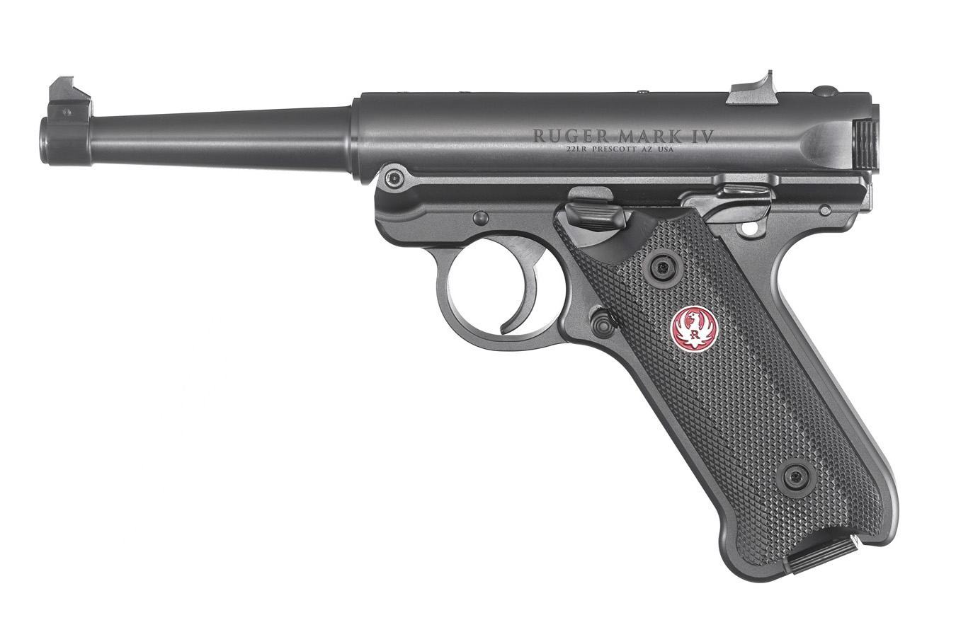 Ruger Mark IV Standard 22LR Rimfire Pistol With 4 75 Inch Barrel Ruger Mark IV Standard 22LR Rimfire Pistol With 4 75 Inch Barrel