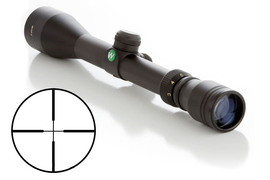 Weaver 3 9x40 Riflescope With Dual X Reticle Sportsman s Outdoor