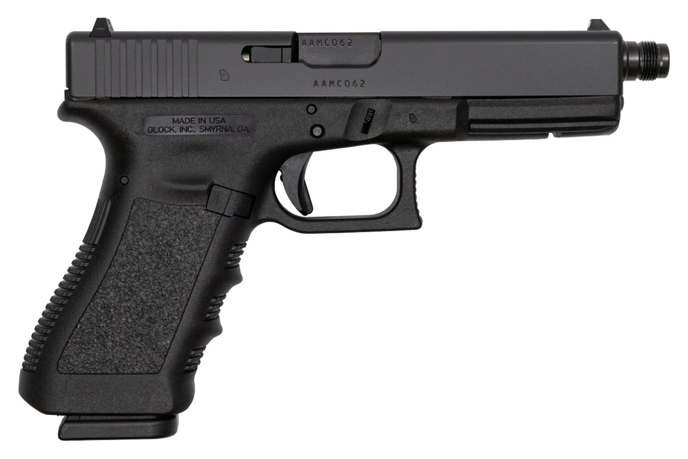 Glock 17 Gen3 9mm 17-Round Pistol with Threaded Barrel (Made in USA ...