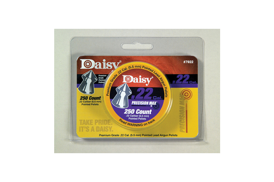Daisy Outdoor .22 Cal. Pointed Pellets-250 Tin | Vance Outdoors