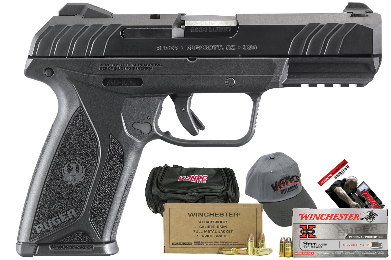 Ruger Ruger Security-9 9mm Pistol Range Package | Vance Outdoors