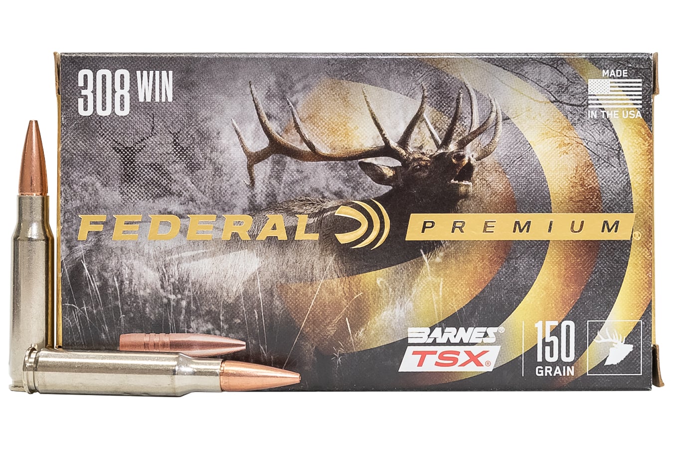 Federal 308 WIN 150 gr Barnes TSX Hollow Point 20/Box | Vance Outdoors